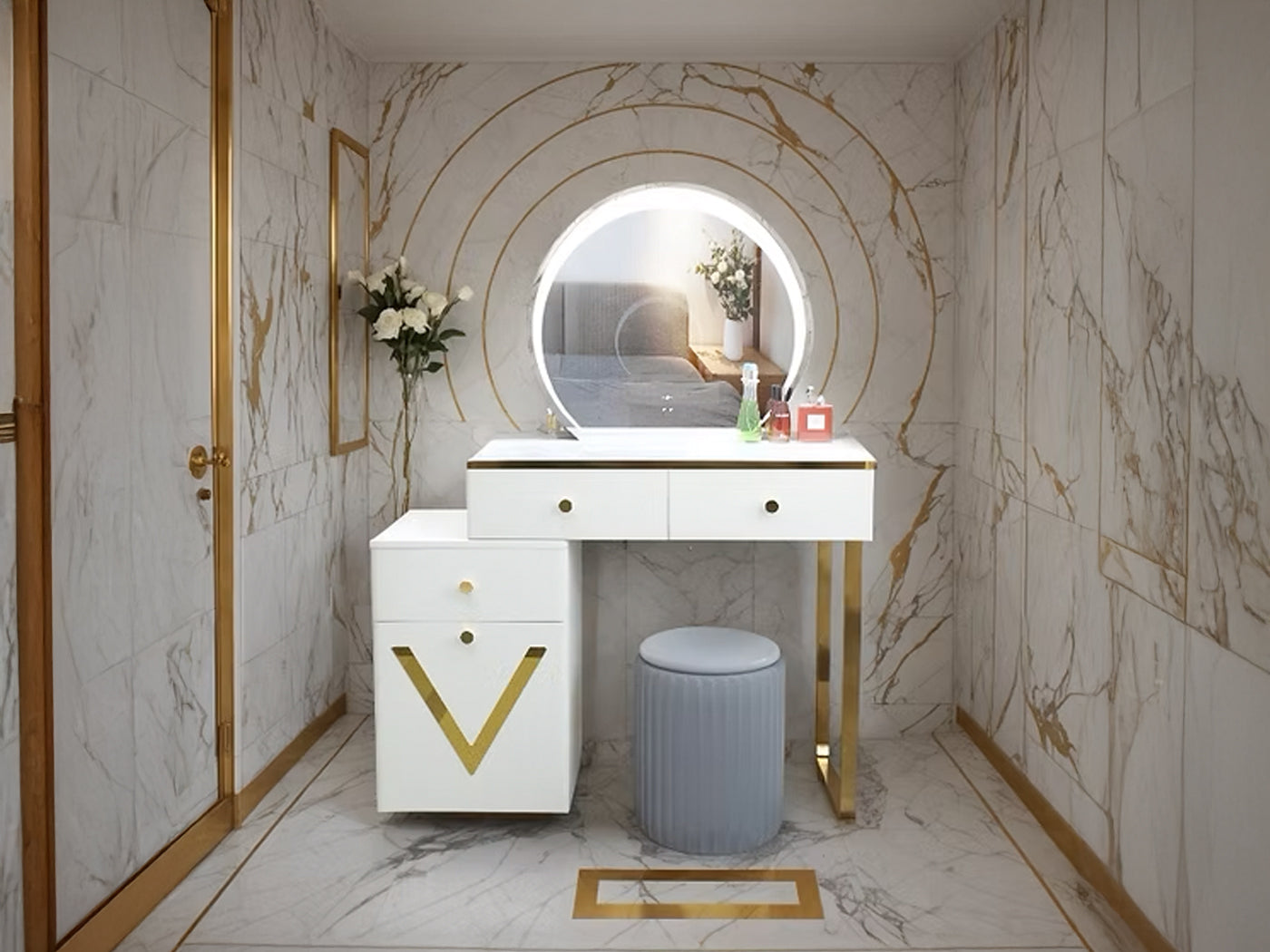 Suzie NY Makeup Vanity Set – Istanbul Furniture - Home of Unique ...