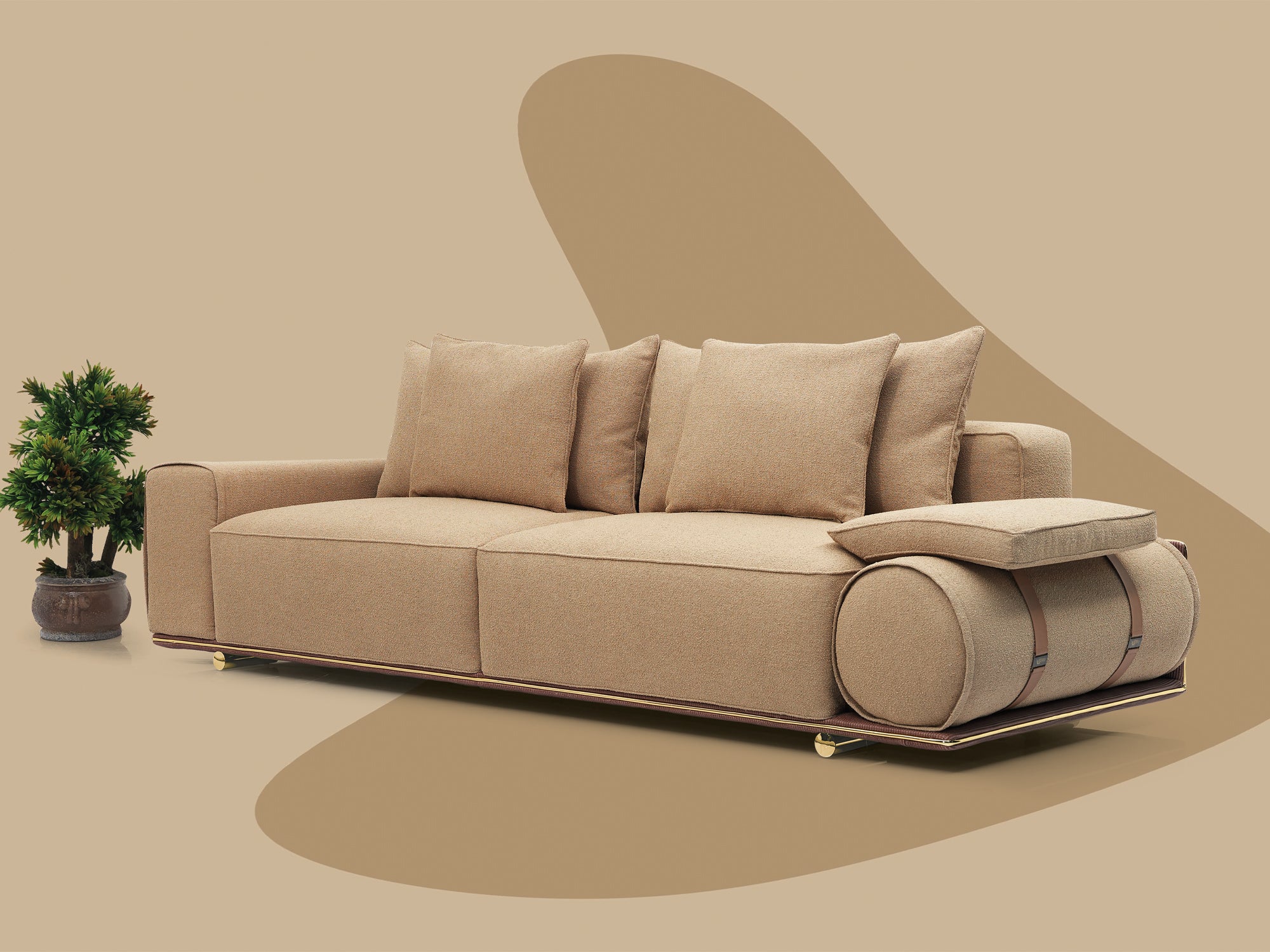 Tesla 104" Wide Sofa – Istanbul Furniture - Home of Unique Turkish ...