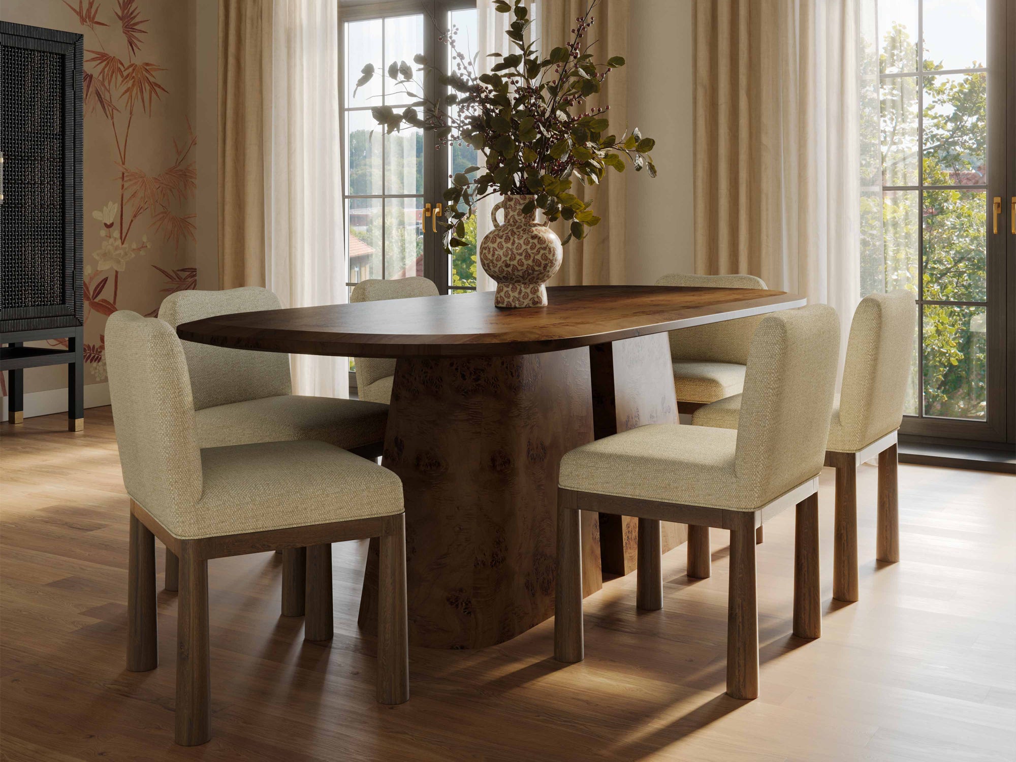 Gladyss DT - Tiara DC 6-8 Person Dining Room Set – Istanbul Furniture ...