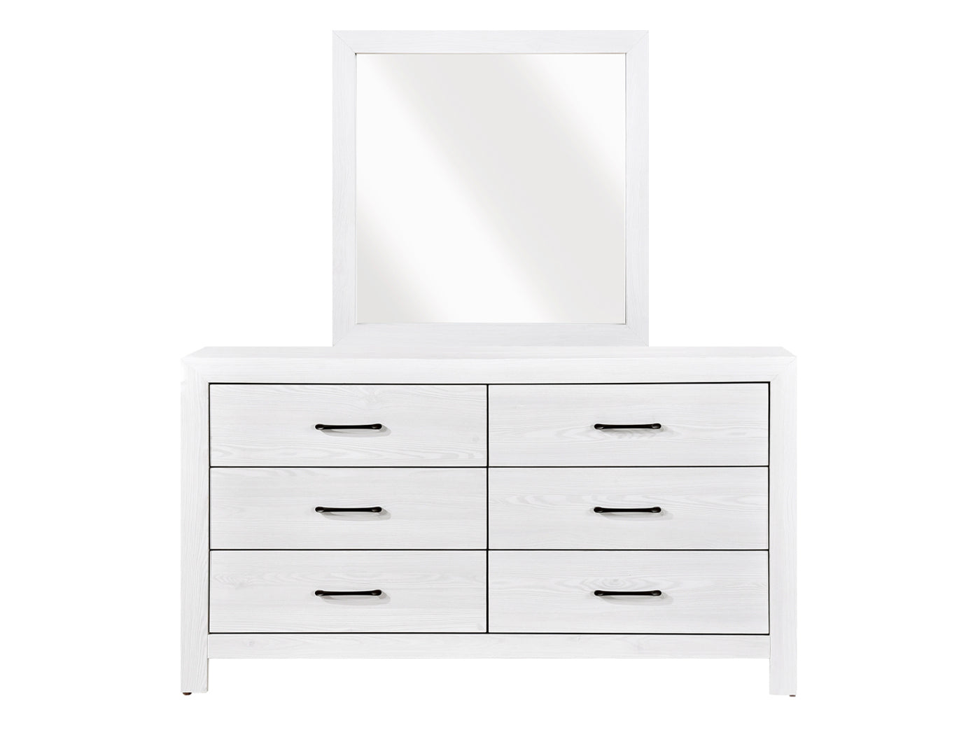 Corbin 58.5" Wide 6 Drawer Dresser With Mirror – Istanbul Furniture ...