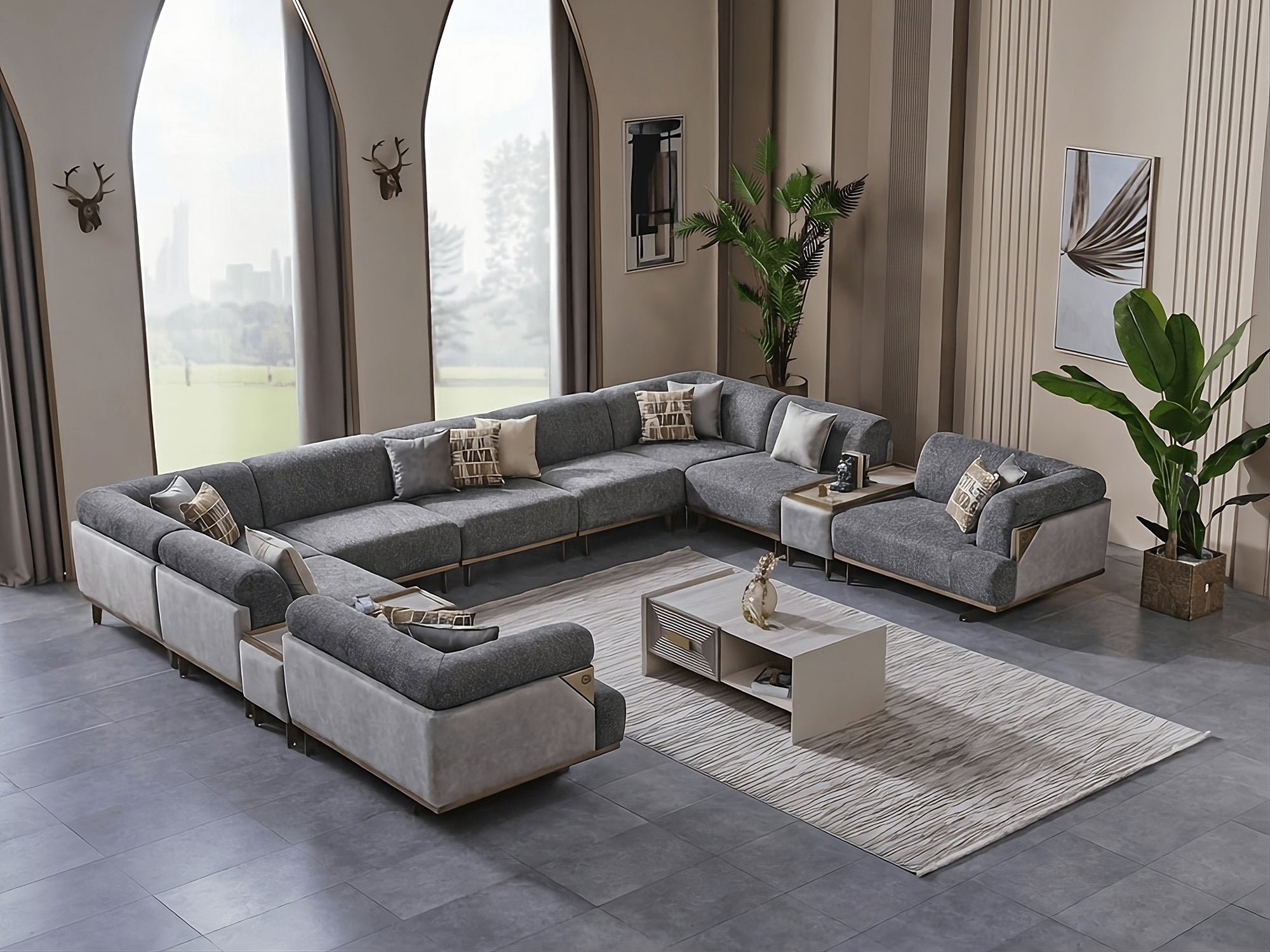Urla Modular U Shape Sectional – Istanbul Furniture - Home of Unique ...
