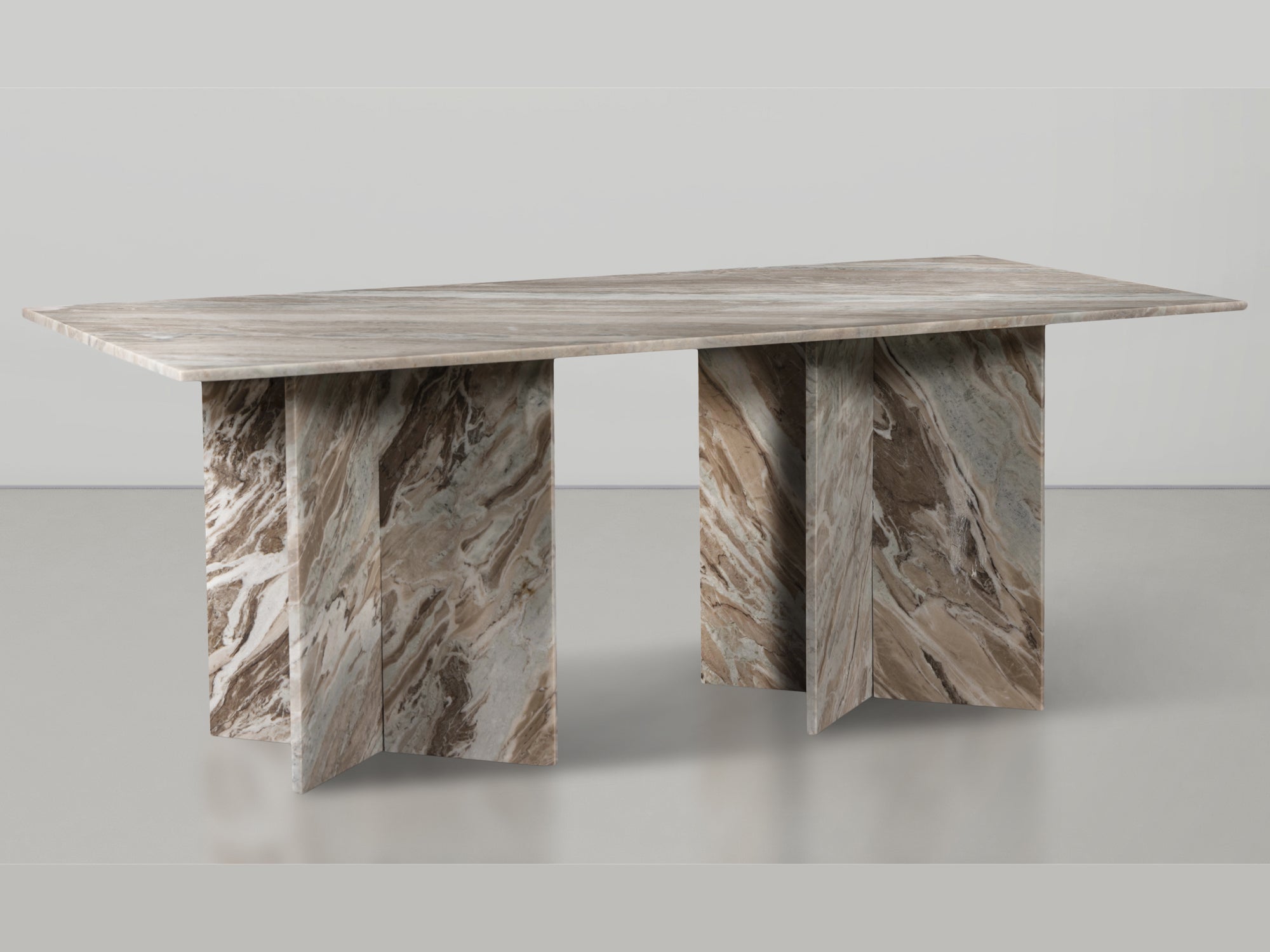 Veronam 78" Wide Genuine Marble Dining Table – Istanbul Furniture ...