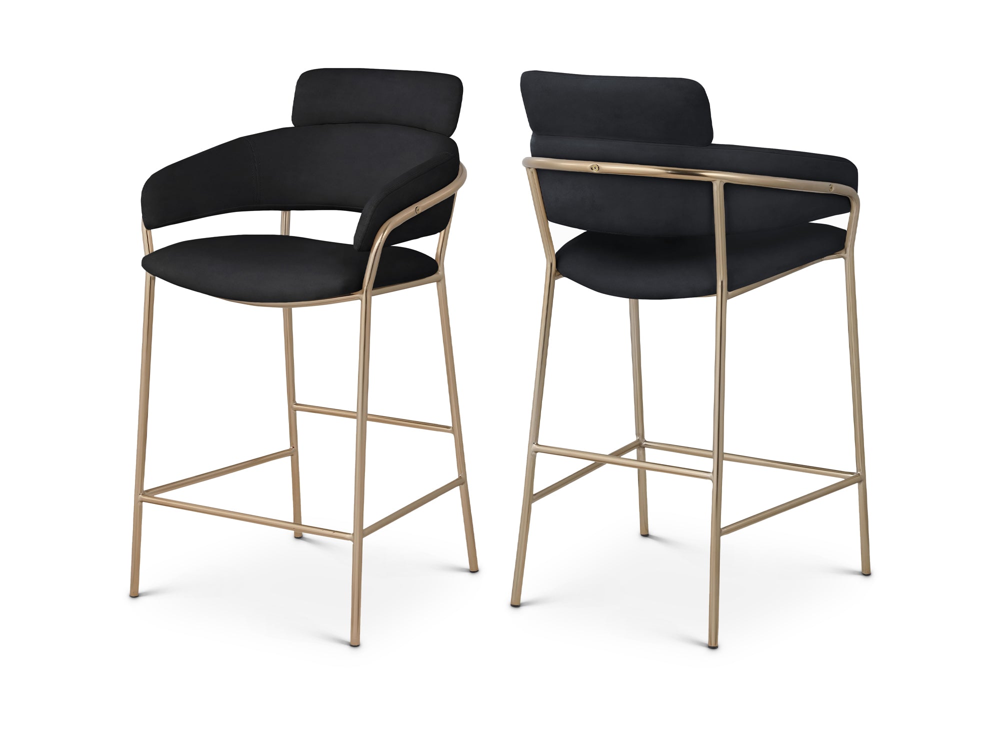 Yara Velvet Bar Stool (Set of 2) – Istanbul Furniture - Home of Unique ...