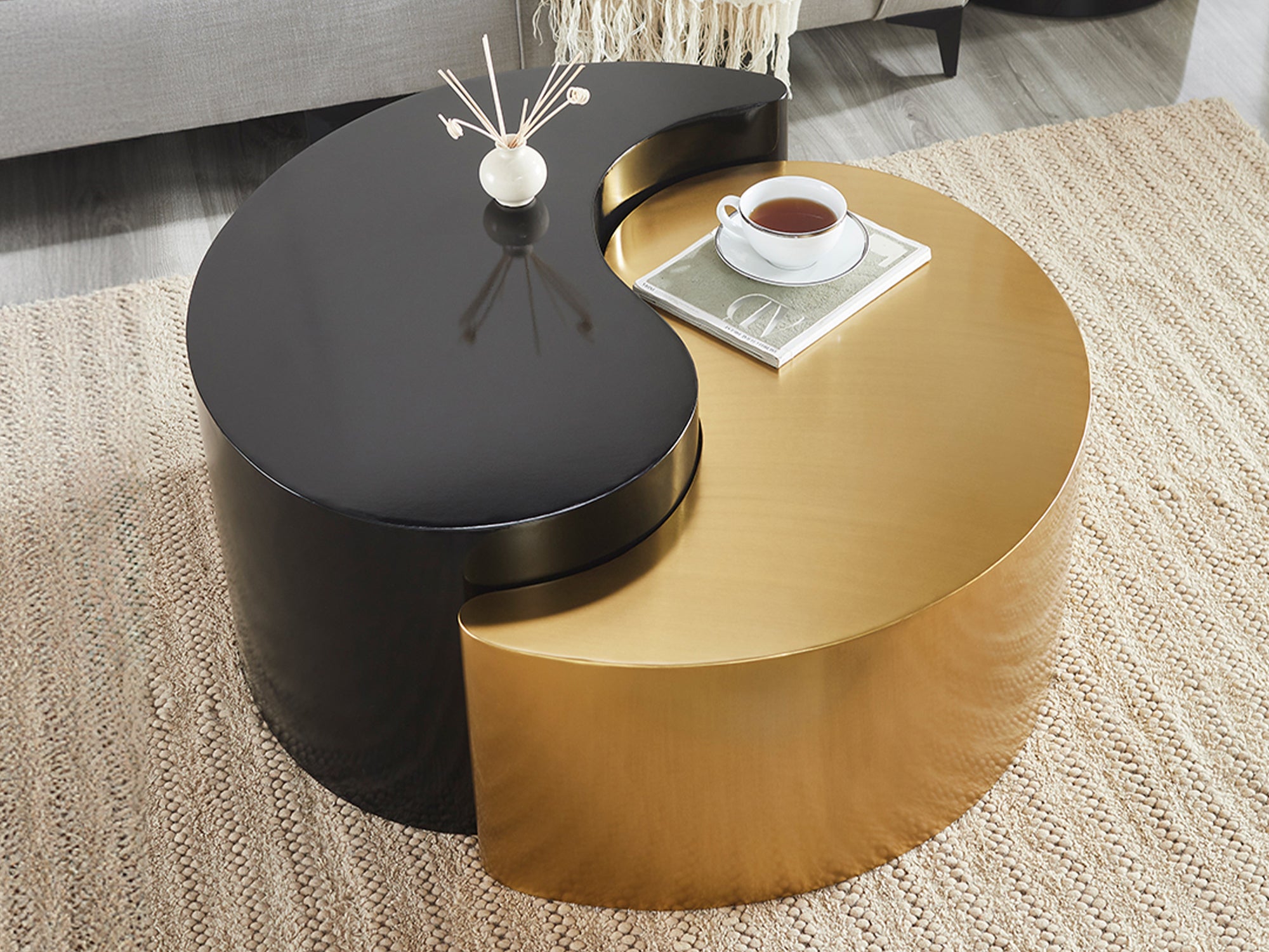Ying Yang 36.5" Wide Coffee Table – Istanbul Furniture - Home of Unique ...