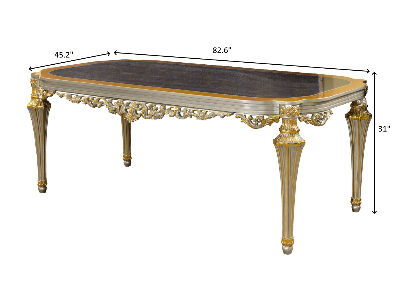 Inci 82.6" Wide 6-8 Person Dining Table – Istanbul Furniture - Home of ...