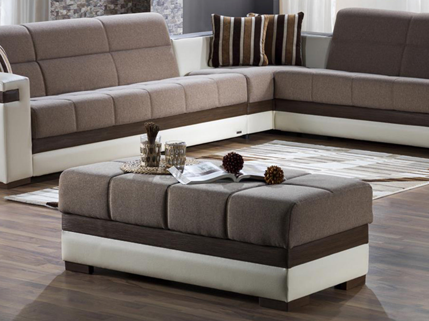Moon 48" Wide Ottoman – Istanbul Furniture - Home of Unique Turkish ...