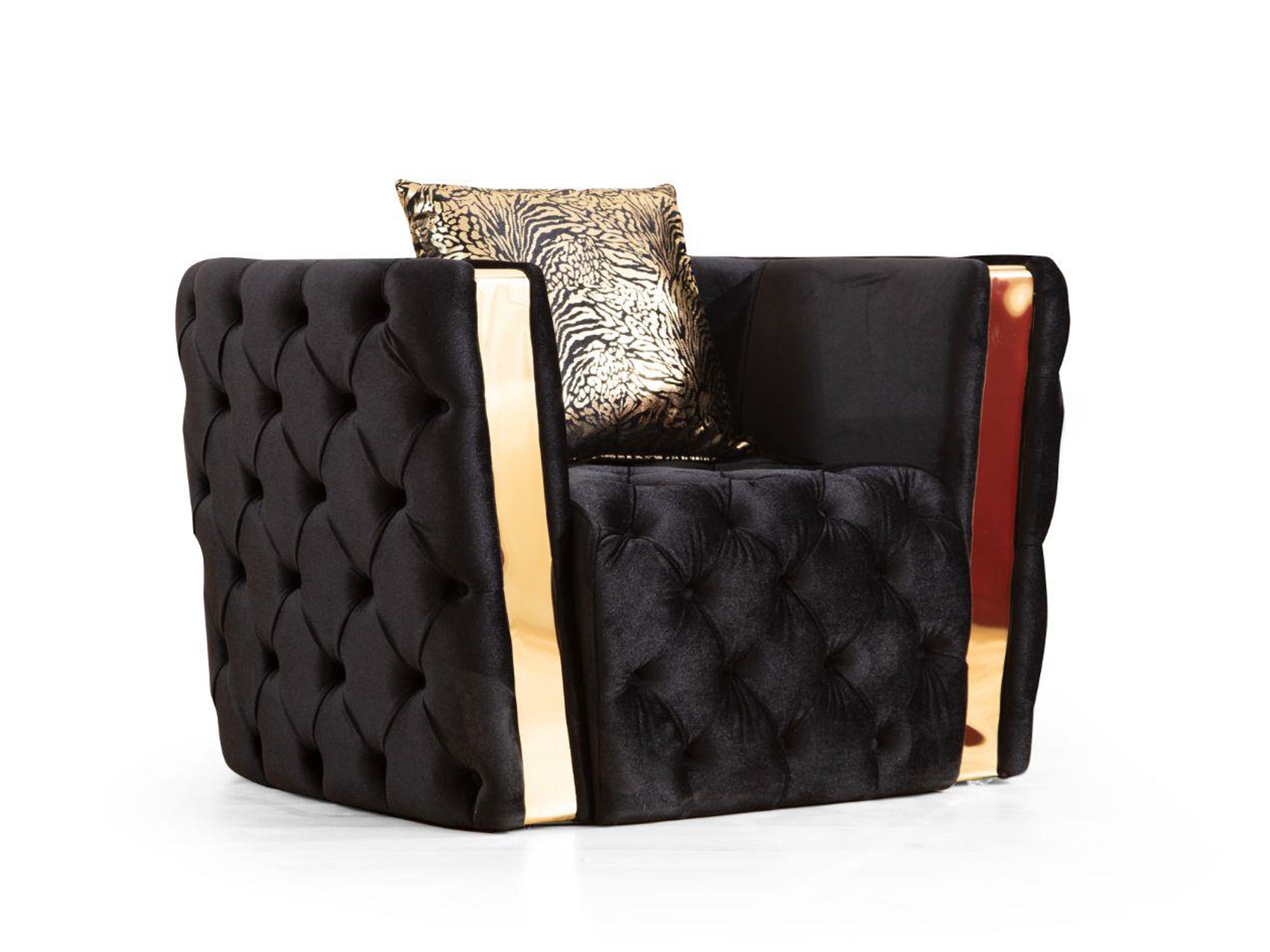 Naomi 46" Wide Tufted Armchair – Istanbul Furniture - Home of Unique ...