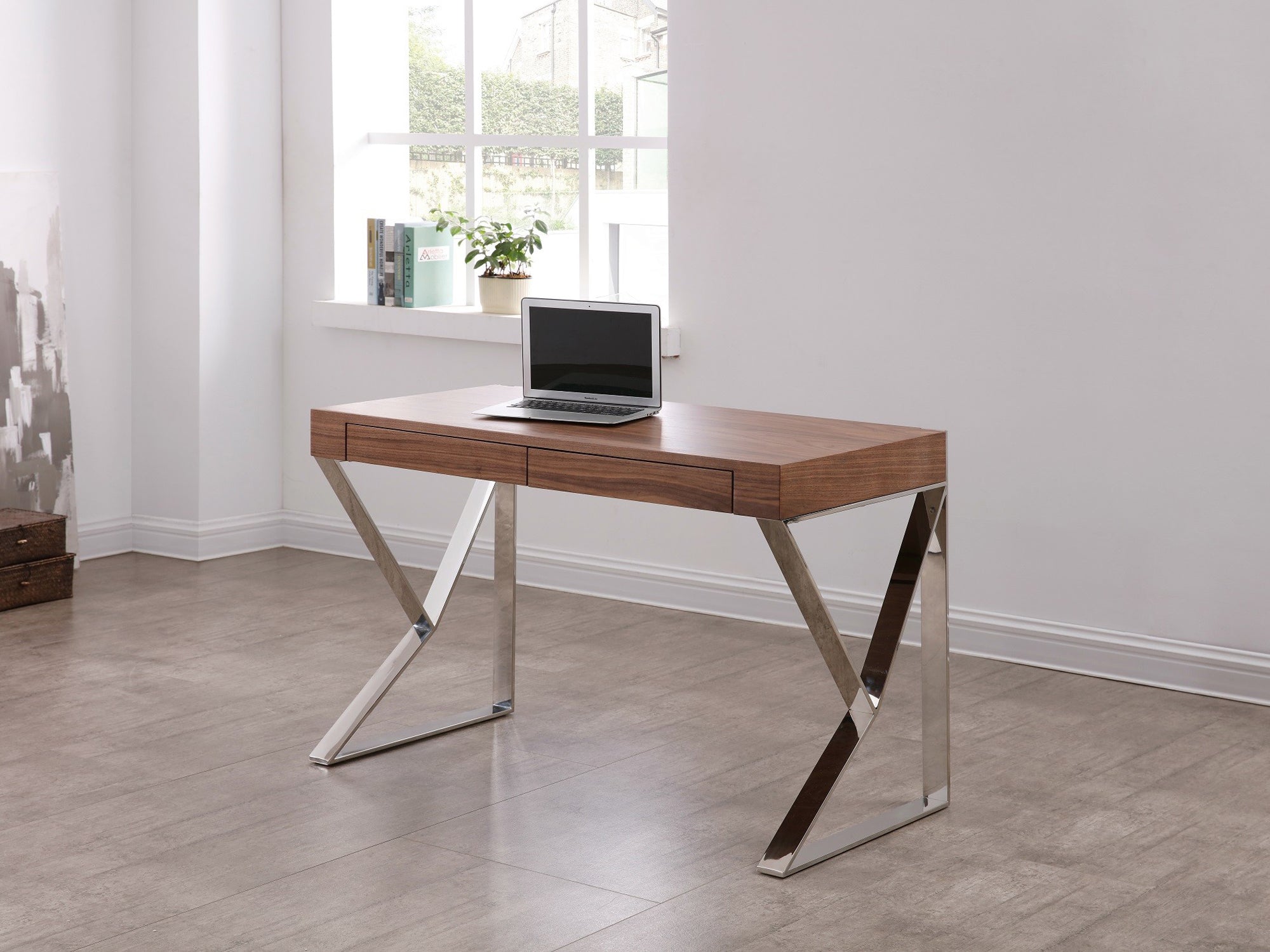 Noho 47.2" Wide 2 Drawer Desk – Istanbul Furniture - Home of Unique ...