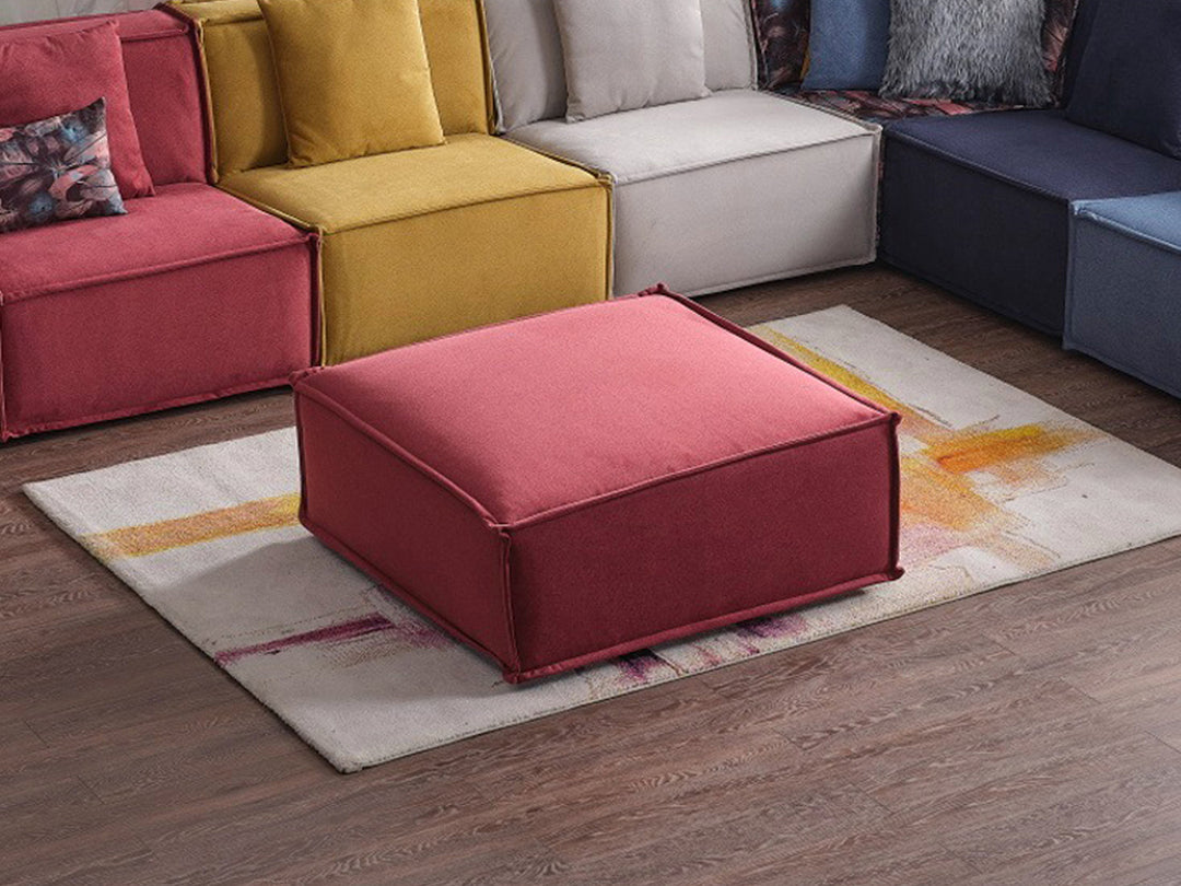 Ottoman Turkish Furniture Padova 37" Wide Ottoman